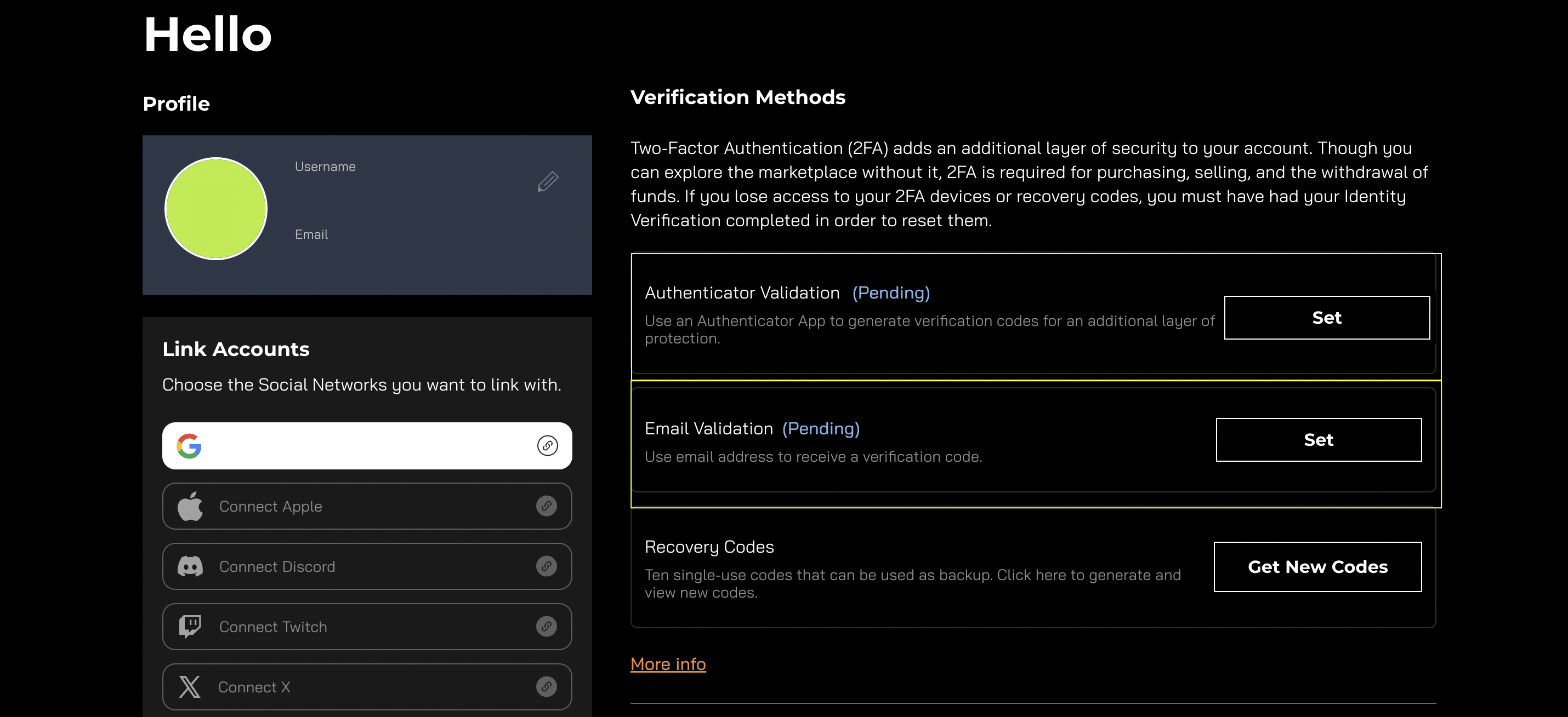 Two-Factor Authentication (2FA) Set Up (New) – Open Loot